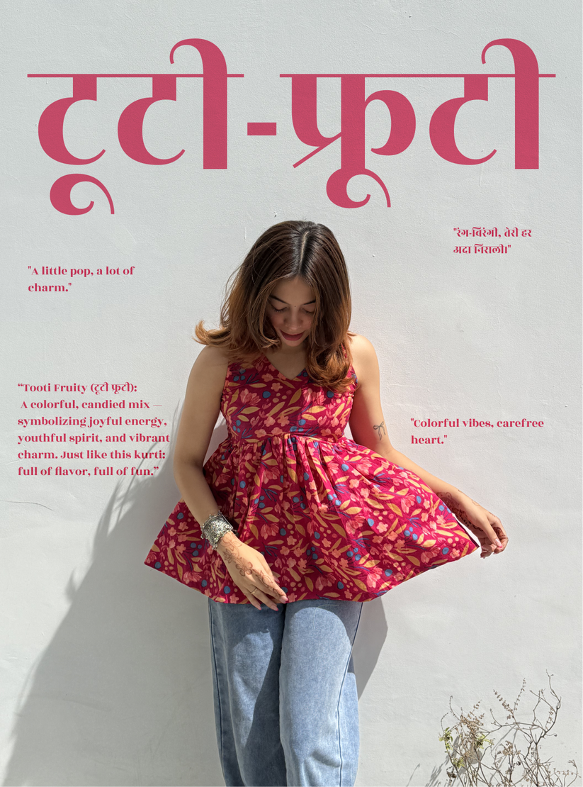 Tooty Fruity Kurti by Evara – Evara Clothing